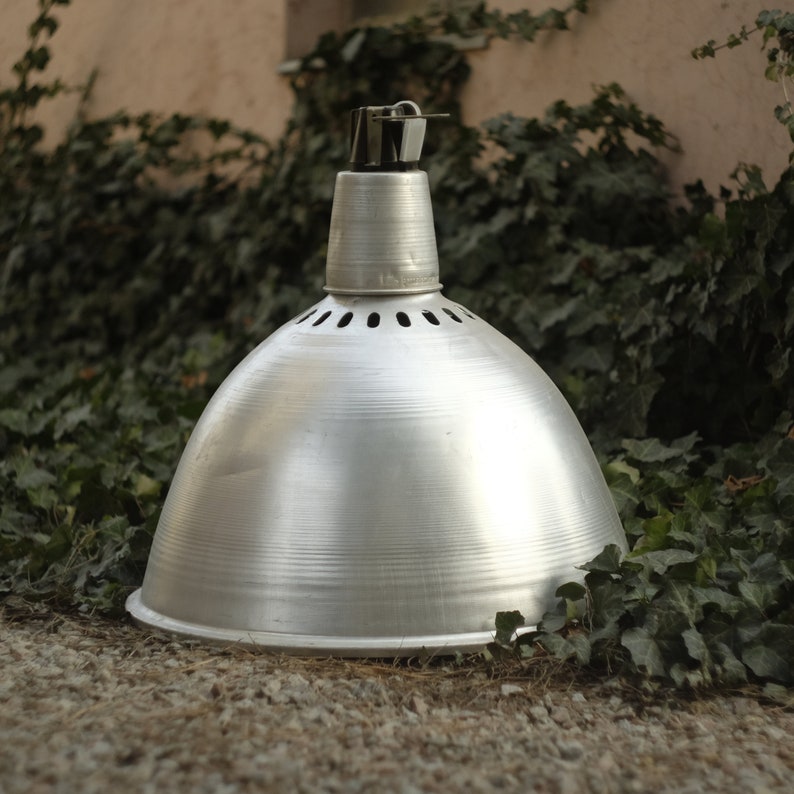 Extra Large Dome Pendant Lamp, Industrial Light Fixture, Metal Ceiling ...