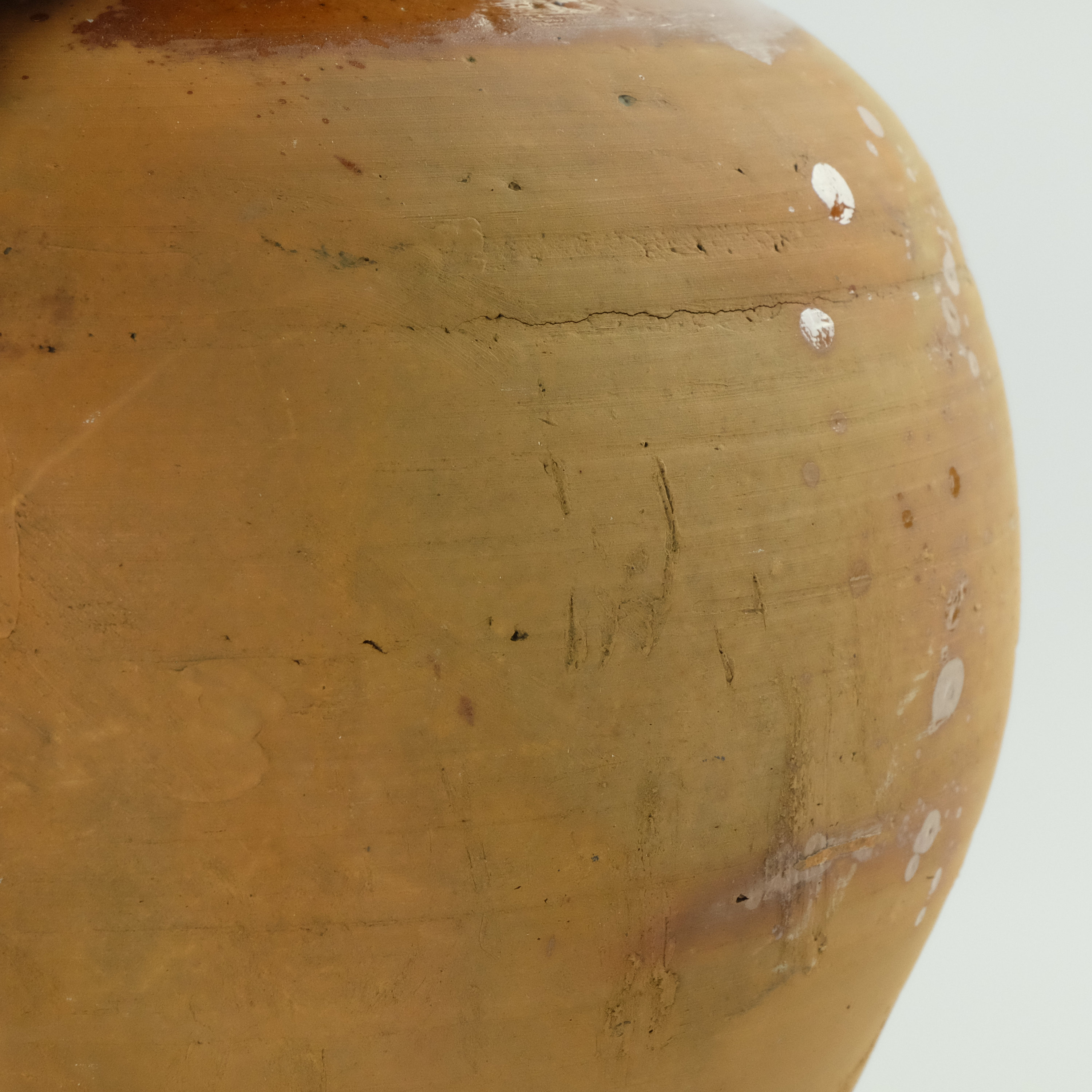 Extra Large Clay Pot Antique Pottery Planter Primitive - Etsy