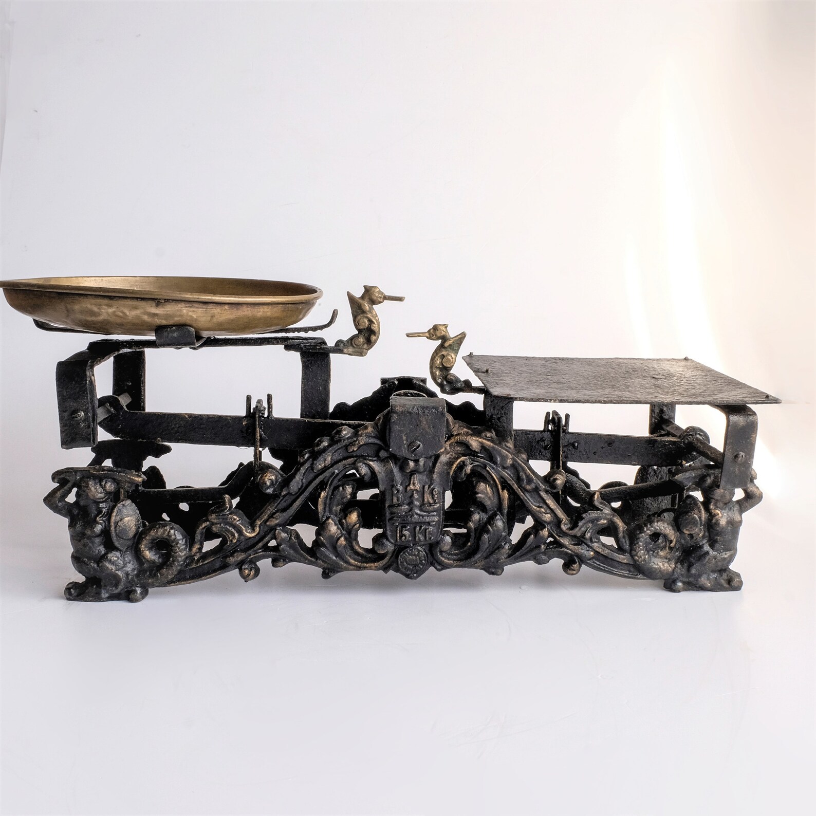 Antique Cast Iron Balance Scales Weighing Scales Vintage | Etsy