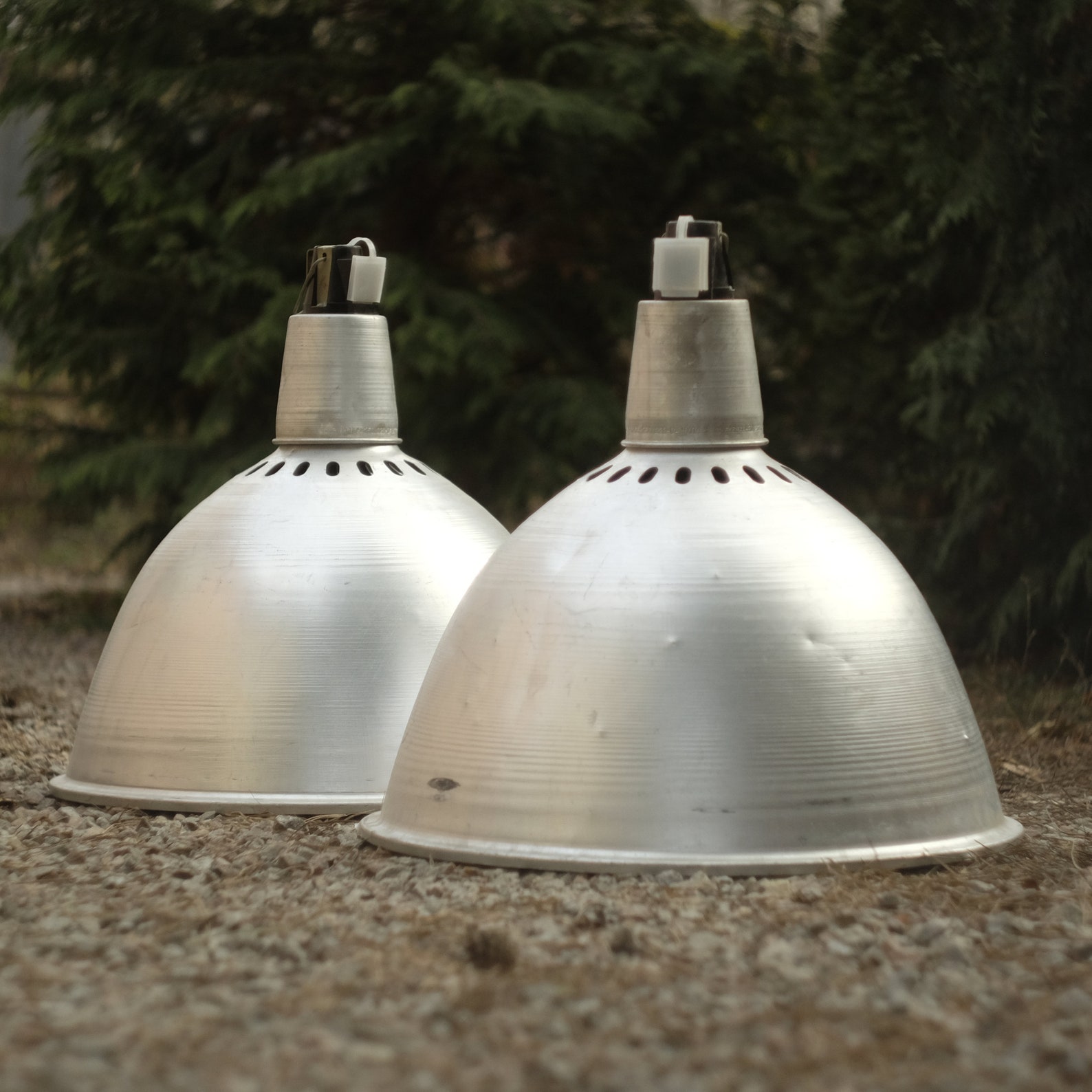 Extra Large Dome Pendant Lamp, Industrial Light Fixture, Metal Ceiling ...