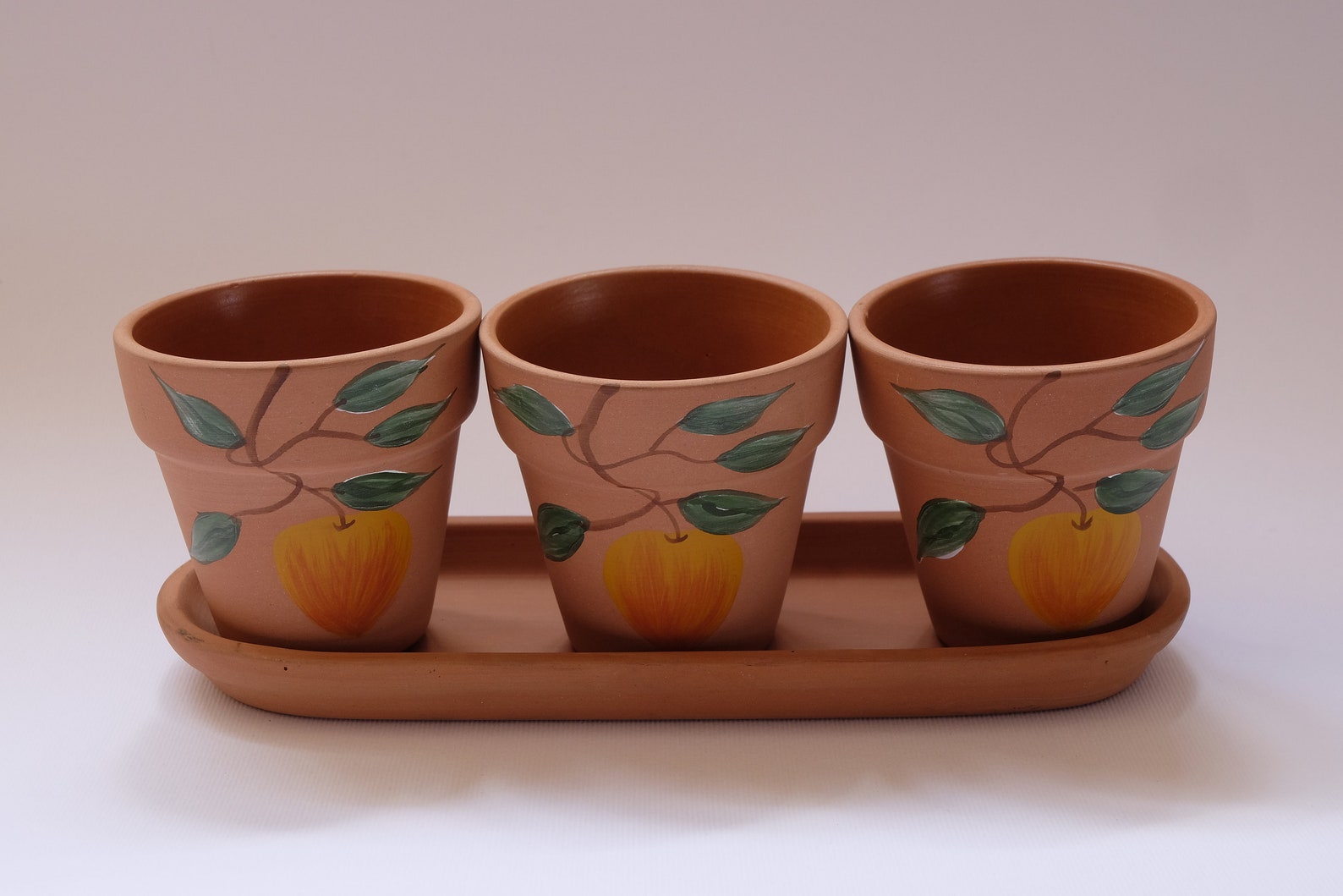 Miniature Pottery Planters Set Small Ceramic Succulent | Etsy