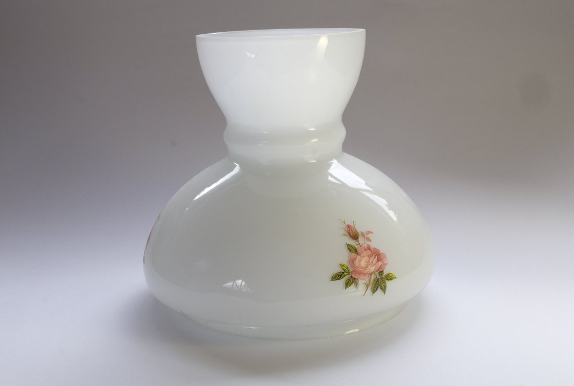 Glass Lampshade Replacement Table Lamp Shade White Glass Light - Etsy