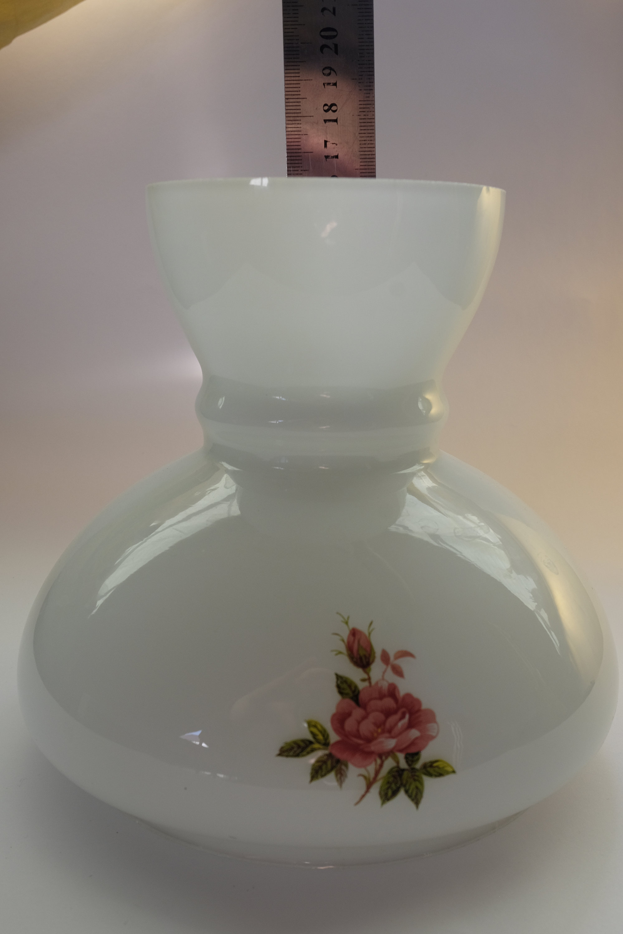 Glass lampshade Replacement table lamp shade White glass light | Etsy