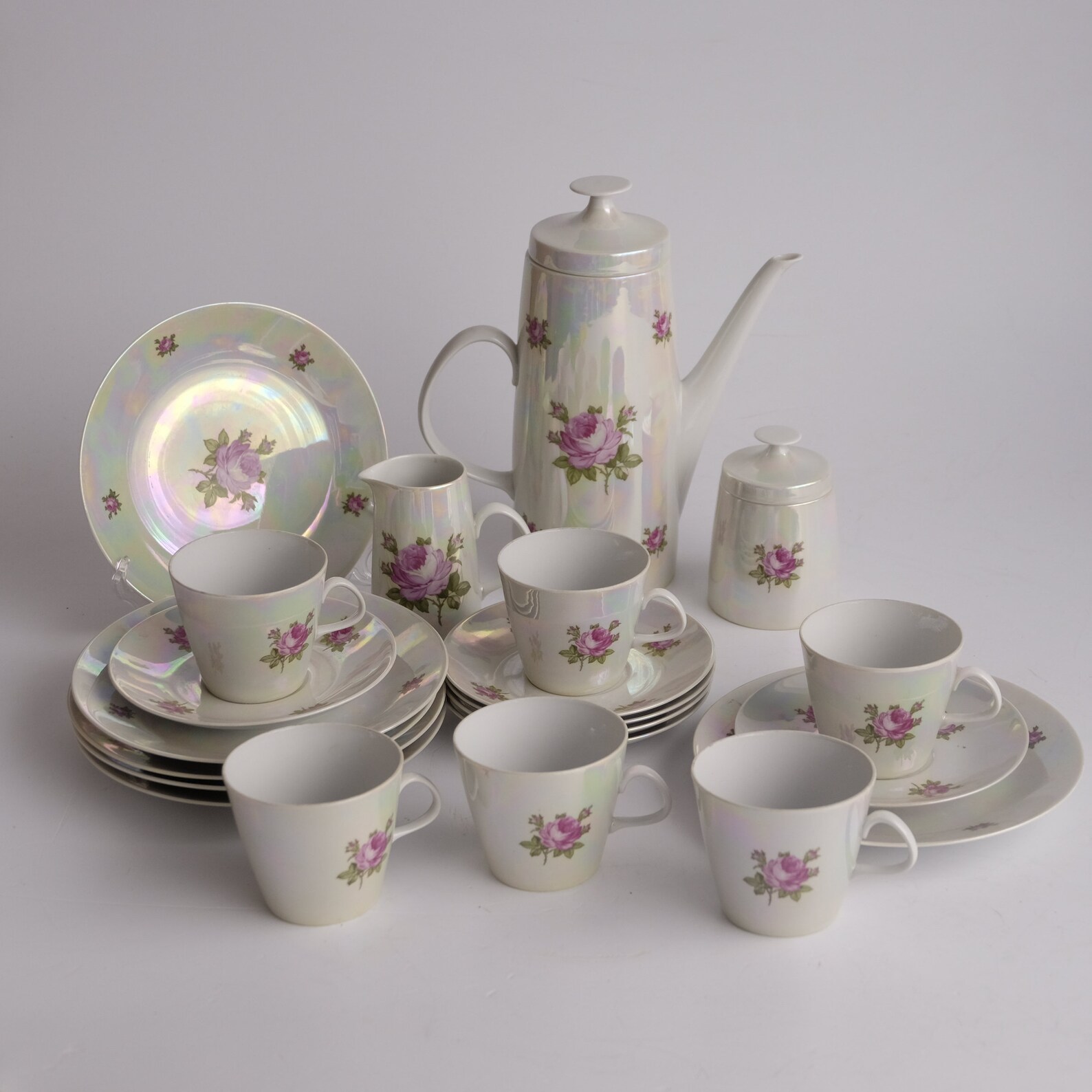 Vintage Tea Set for 6 KAHLA GDR 1970s Retro Coffee Set | Etsy