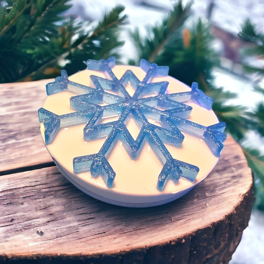 3D Snowflake Phone Grip: Winter Christmas Accessory - Etsy