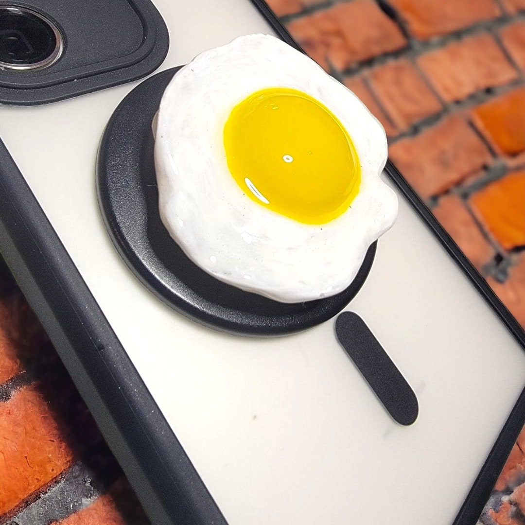 Sunny Side up Egg Phone Grip, Fried Egg Phone Grip ~ Magnetic Phone ...