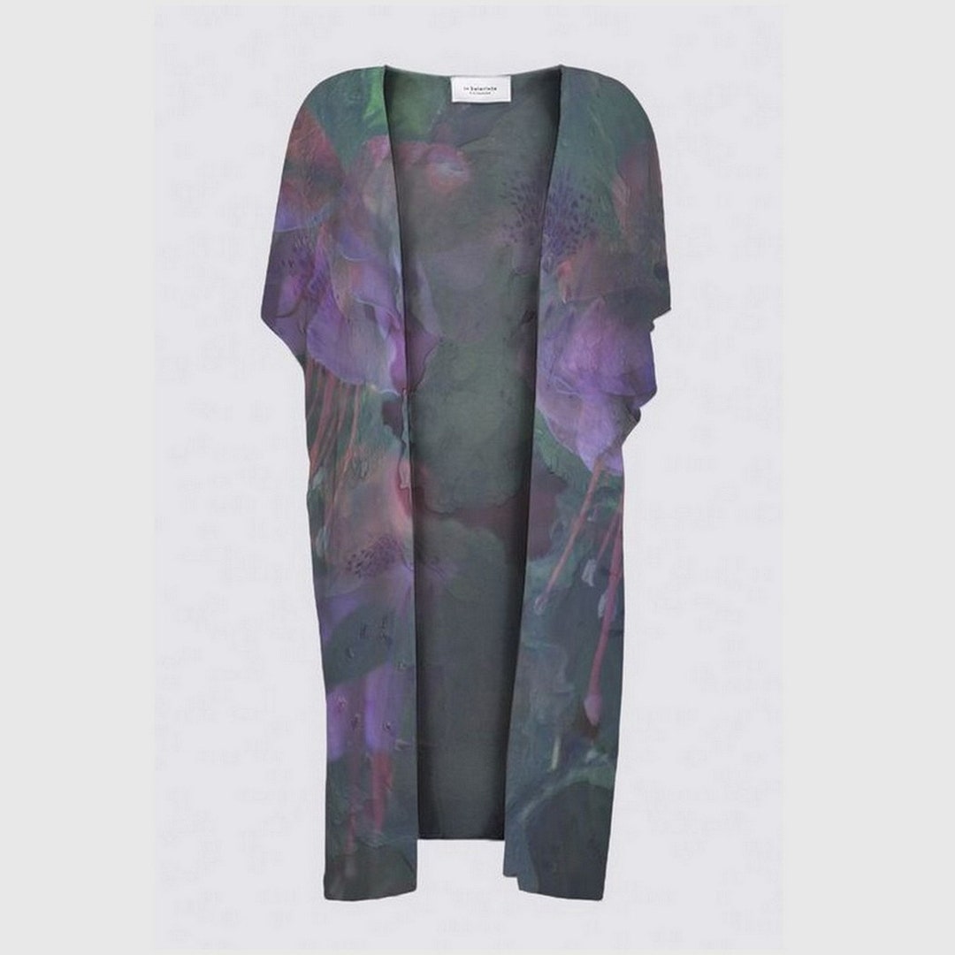 Artwear, Wearable Art Clothing, Kimono, Fashion Jacket, Floral Jacket ...