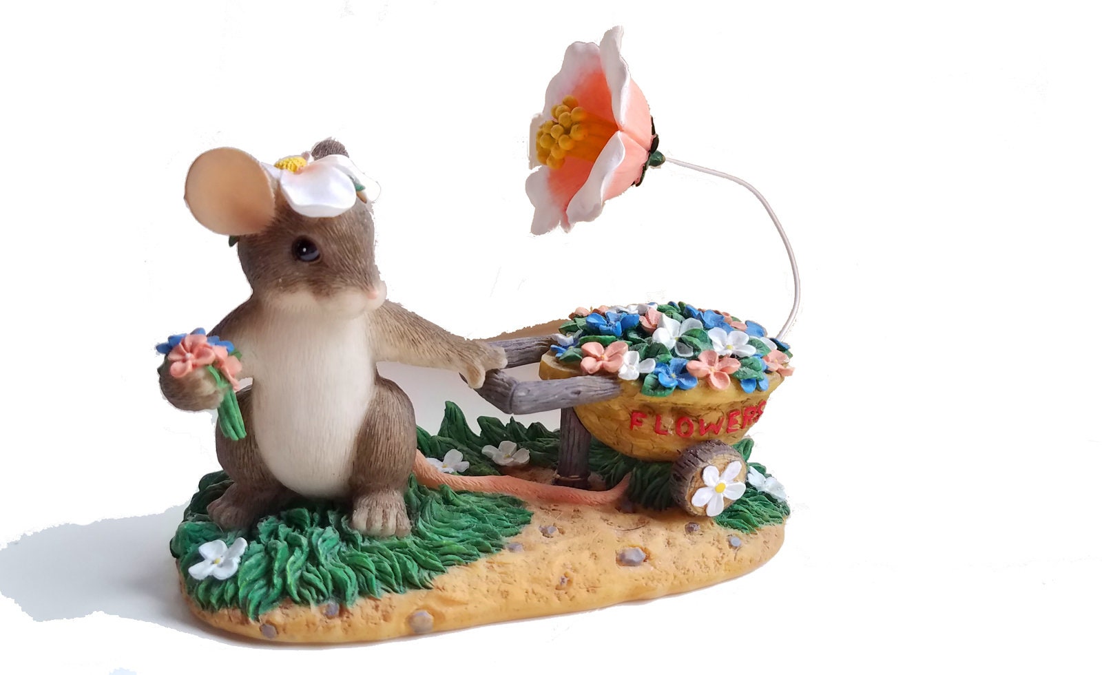 Charming Tails flowers for A Friend 98/241 Fitz and Floyd Mouse ...