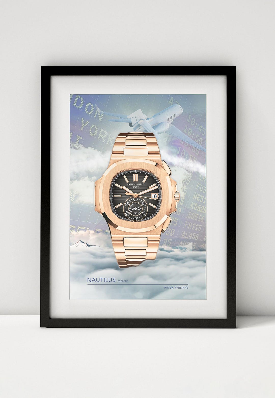 Patek Philippe Nautilus Watch Print. Bold Graphic Art on Canvas or ...