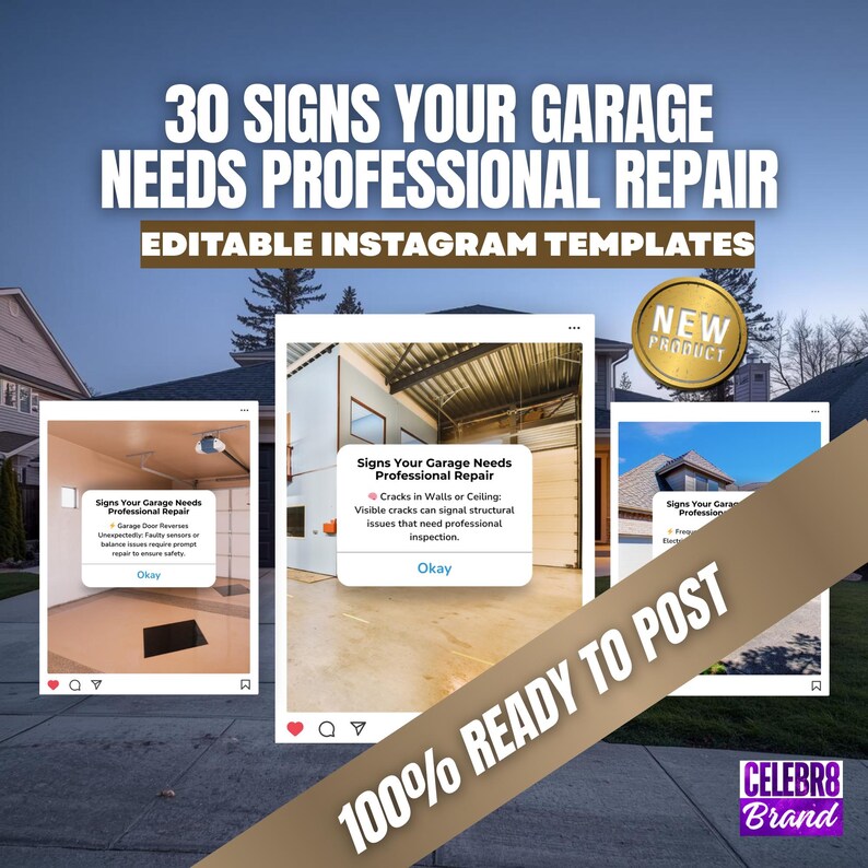 Garage Repair Social Media Posts, Garage Door Repair Instagram ...