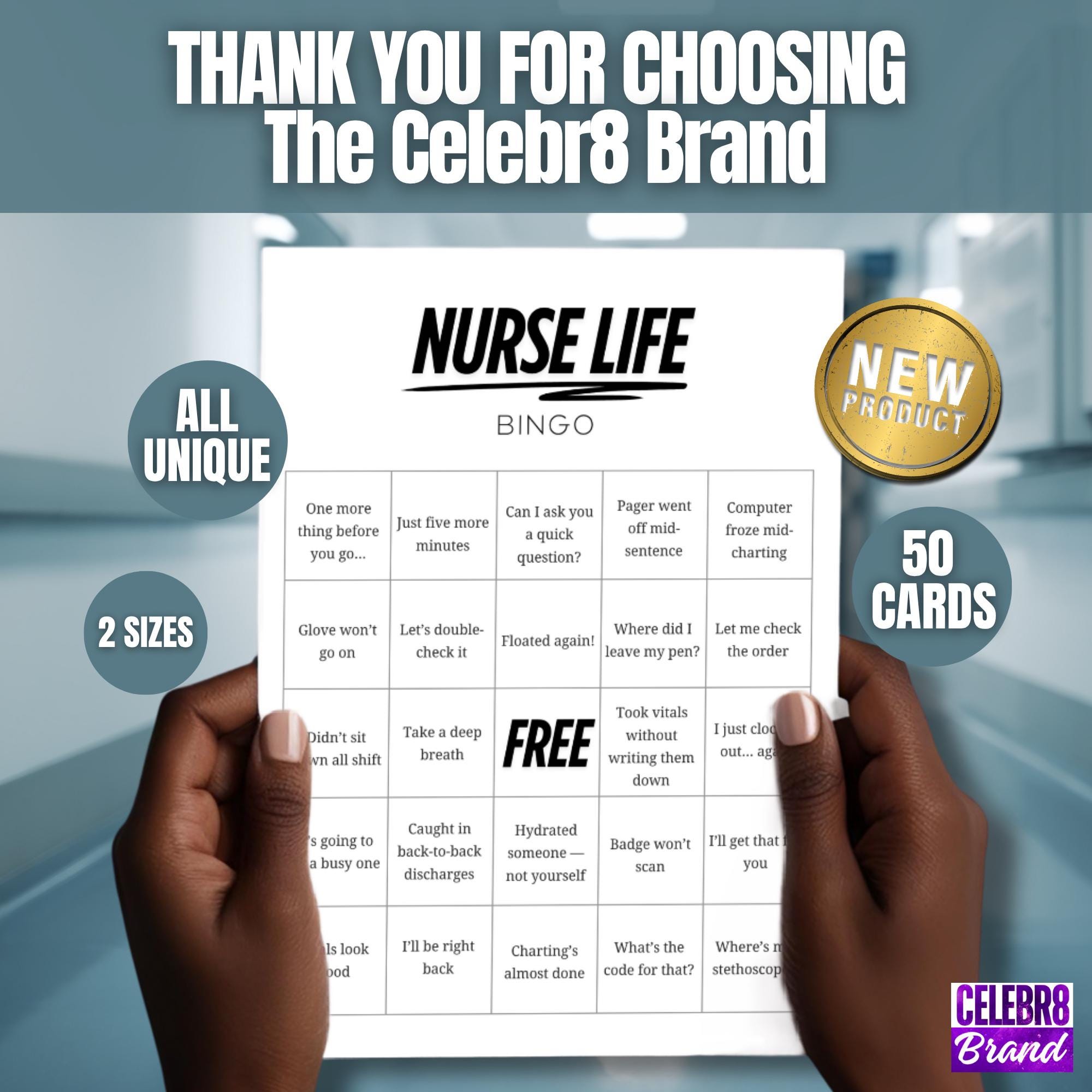 Nurse Bingo, Nursing Bingo, Printable Nursing Bingo Game, Nurse Party ...