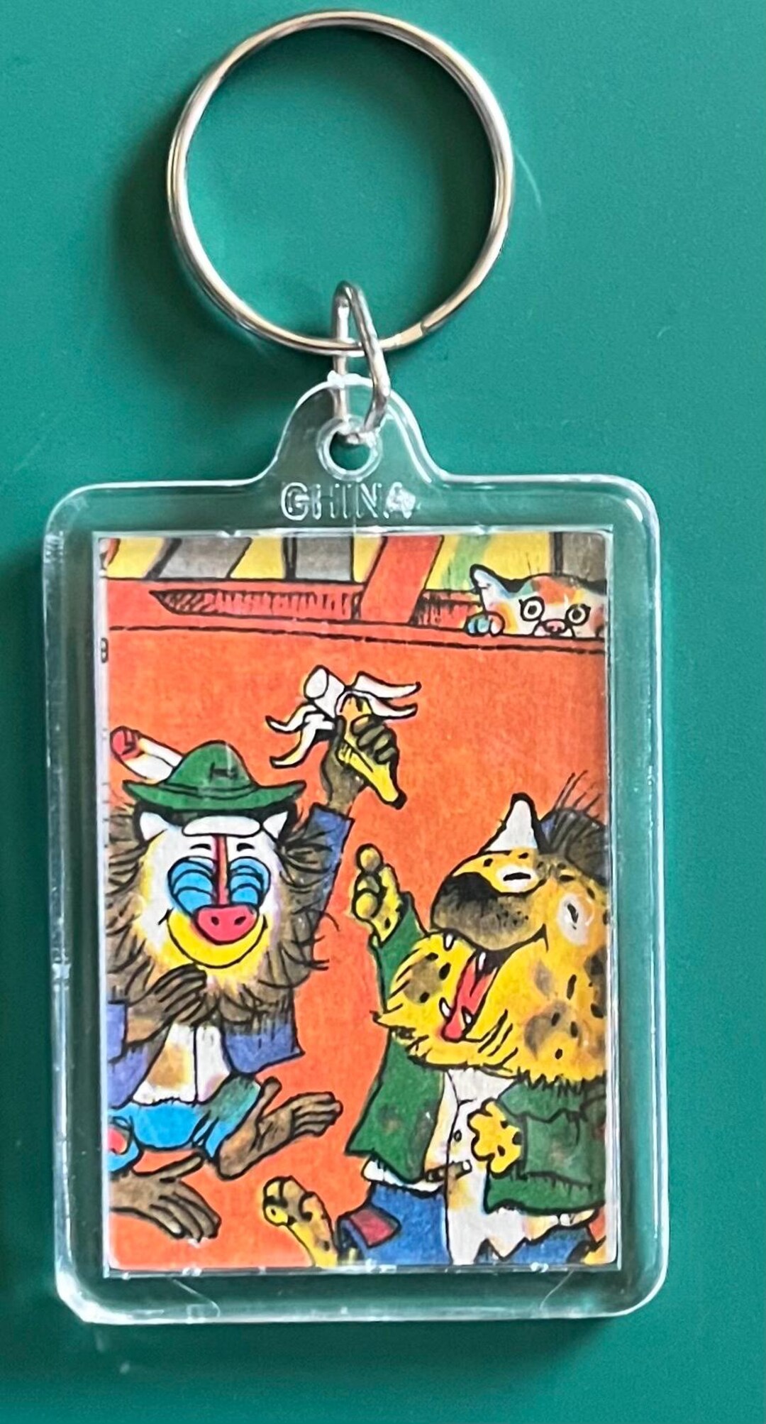 Richard Scarry Storybook Bandits Keychain - Etsy
