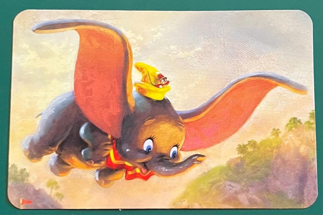 Thomas Kinkade Disney Dumbo Sticker - Etsy