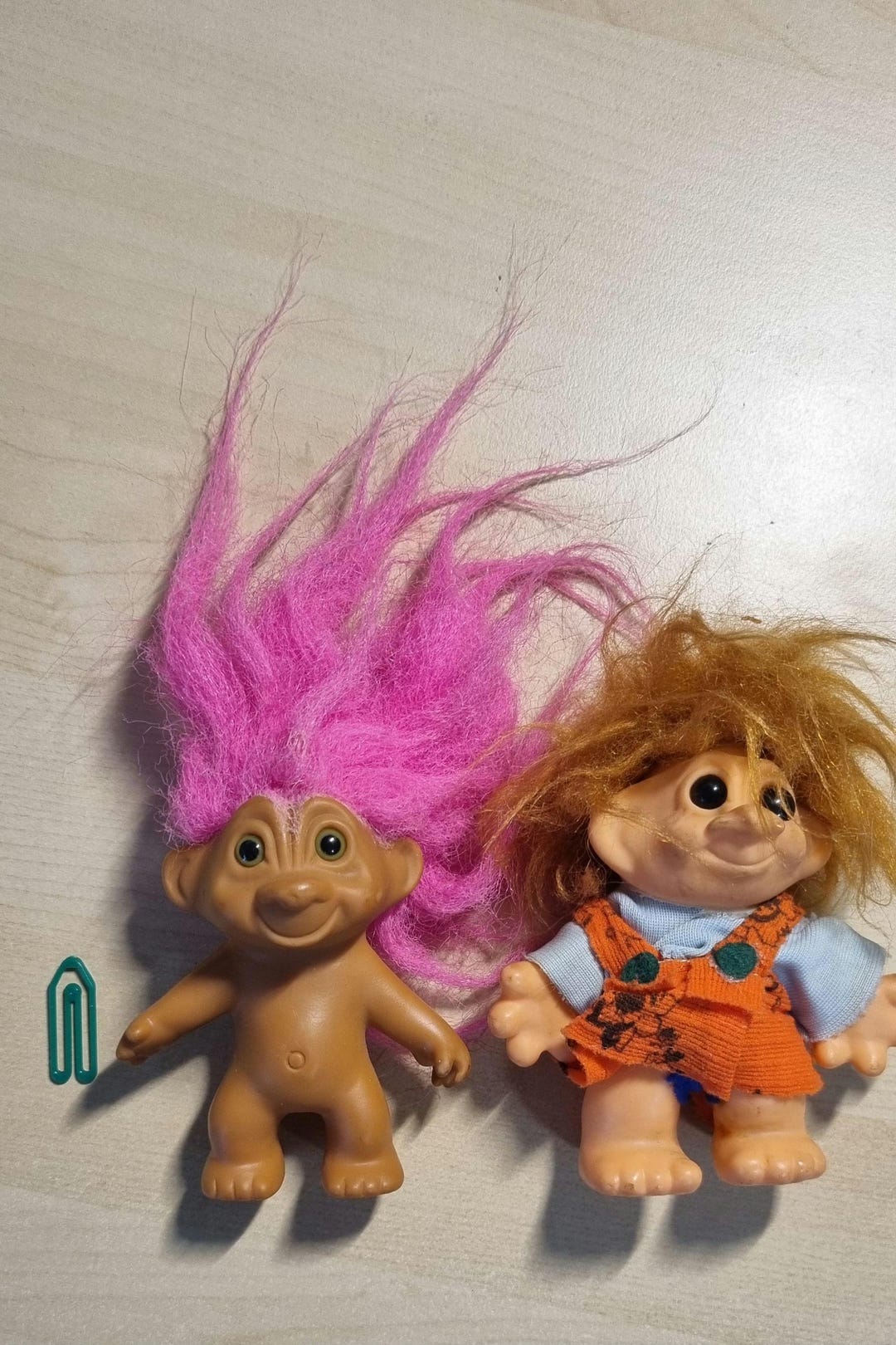 2 Original Vintage Troll Figures - Etsy