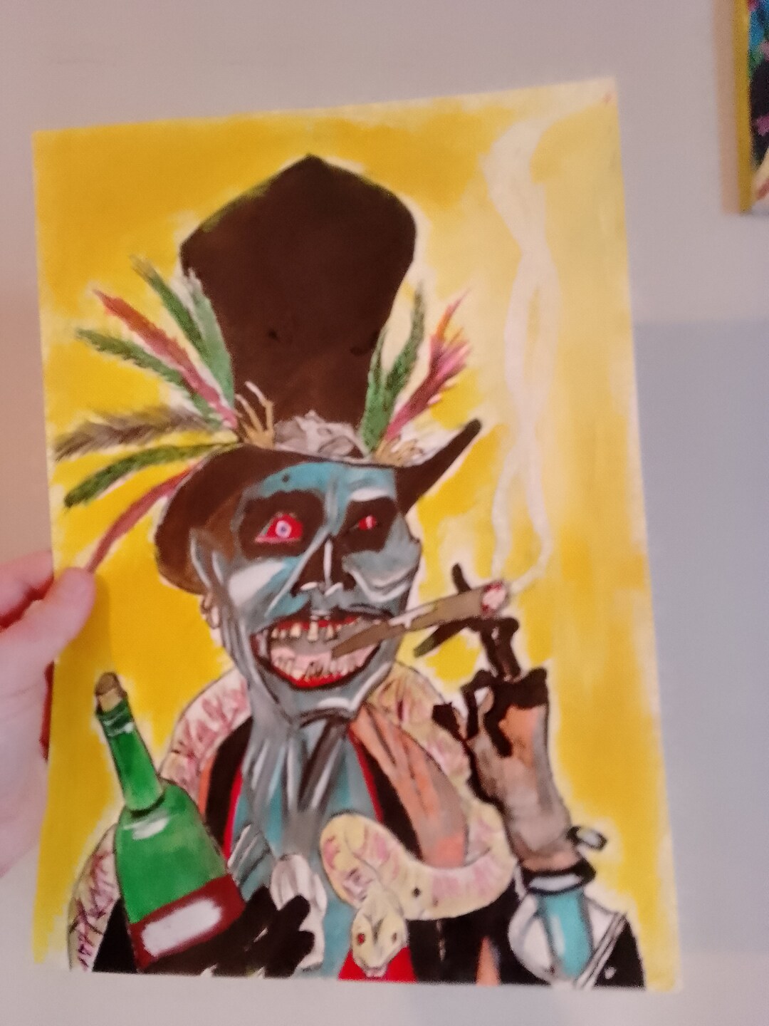 Barron Samedi. Voodoo. Inks, - Etsy