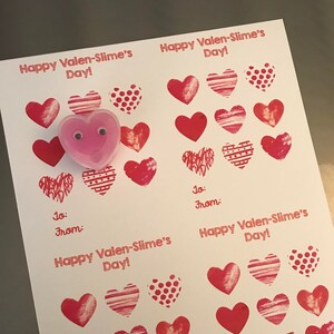 Valen-slime's Day Cards - Etsy