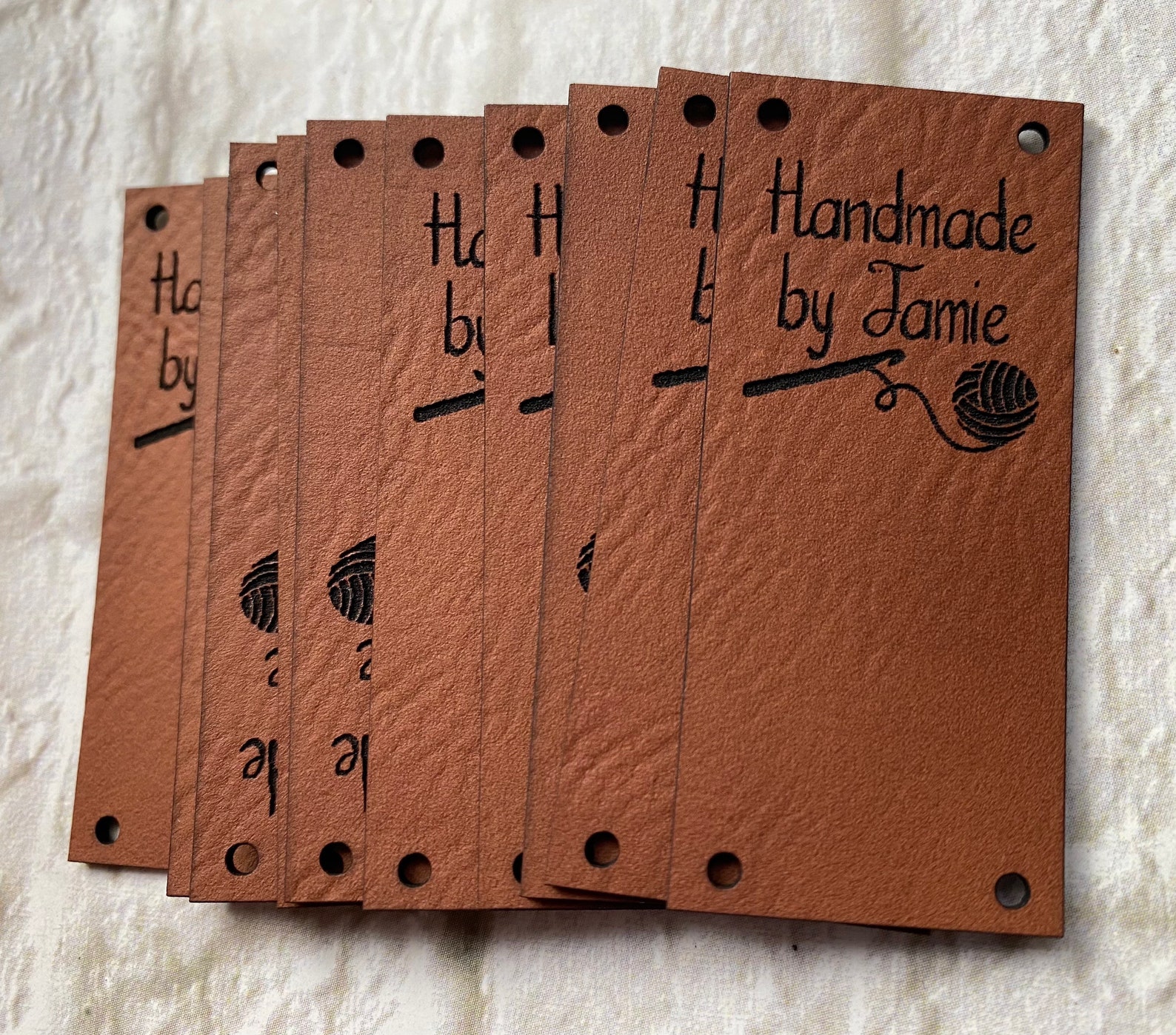 Custom Tags for Handmade Items Faux Leather Hat Tags Tags - Etsy