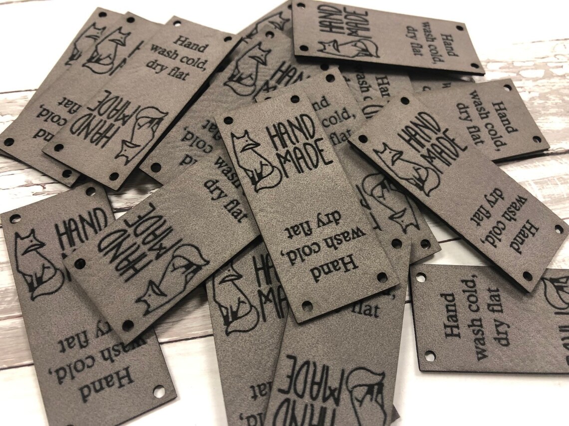 Custom Knitting Tag Personalized Sewing Tags Handmade - Etsy