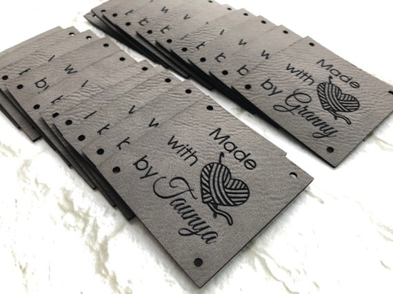 1x1 Tags for Handmade Items Sewing Tags Handmade Branded | Etsy