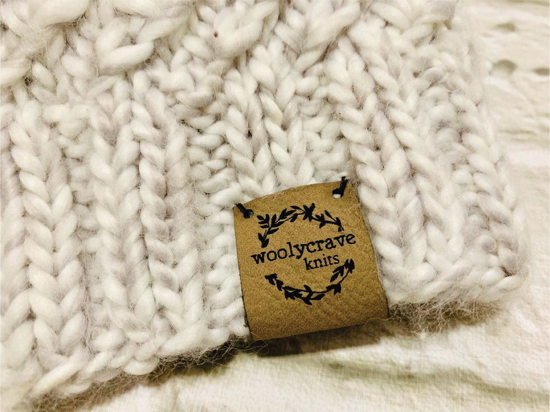 Custom Knitting Tag Personalized, Sewing Tags, Handmade Branded Tags ...