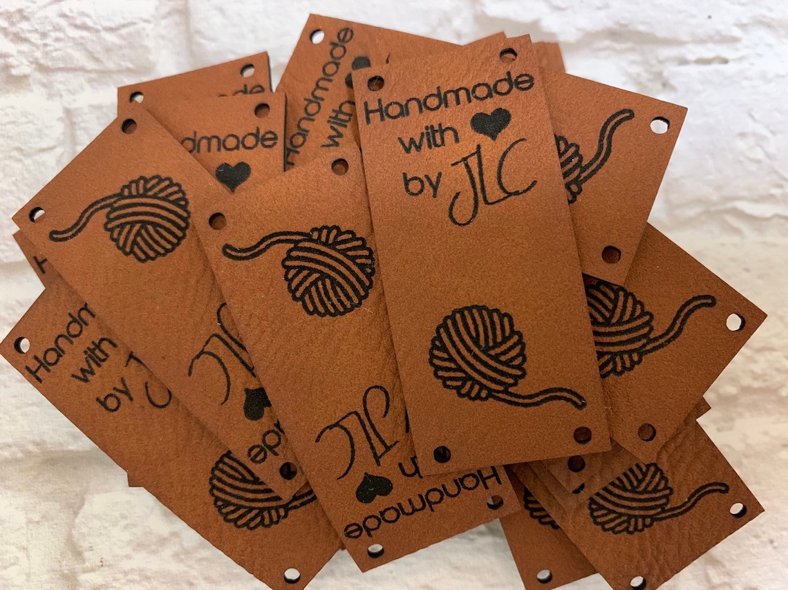 Tags for Handmade Items Handmade With Love Tags Sewing Tags - Etsy