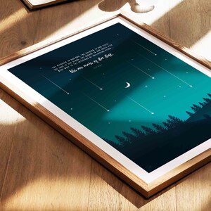 Carl Sagan Quote Poster We Are Made of Star Stuff, Inspirational Quote ...