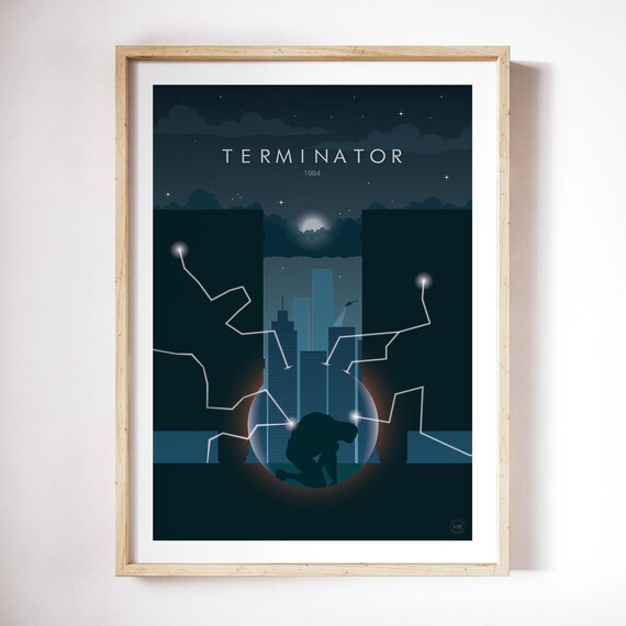 Music & Movie Posters Prints Movie Art Print Framing Available T800 ...