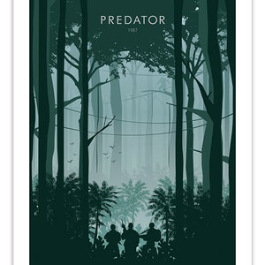 Predator Minimalist Movie Poster Print Wall Art Home Decor | Etsy