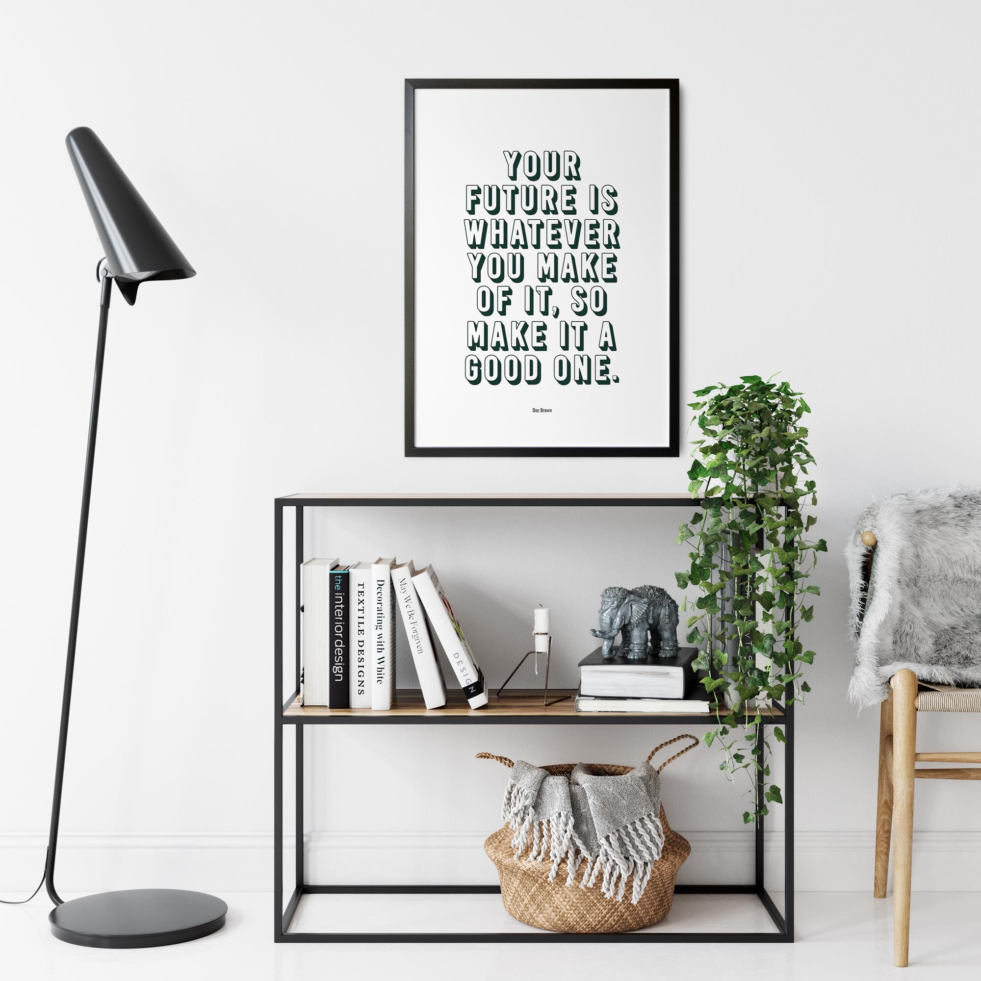 Back to the Future Quote Poster Doc Brown Movie Quote - Etsy UK