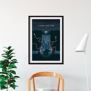 Terminator | Minimalist Poster | Geek Decor | Home Decor | Wall Art ...