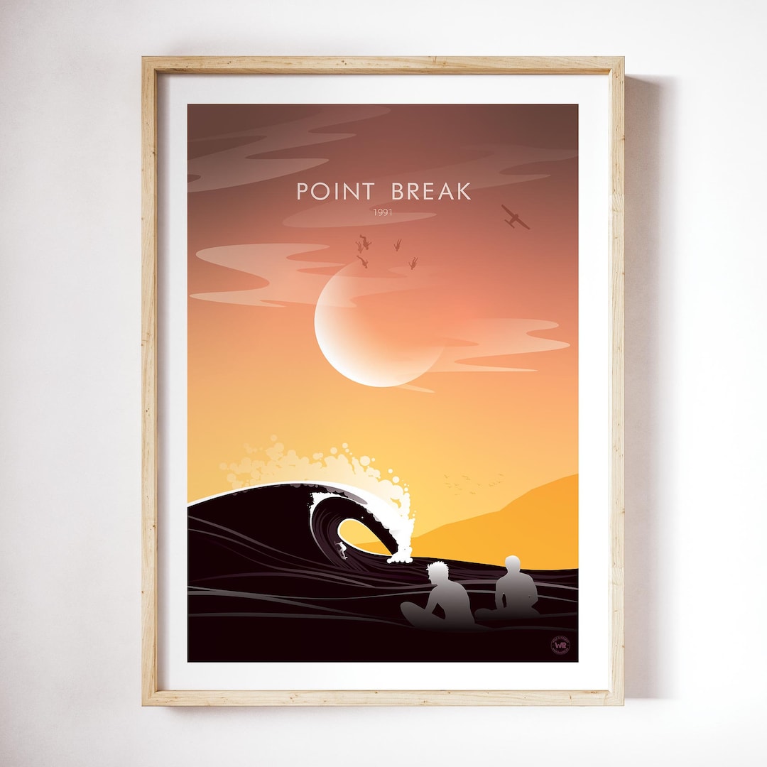 Point Break | Movie Poster | Minimalist Poster | Geek Decor | Home ...