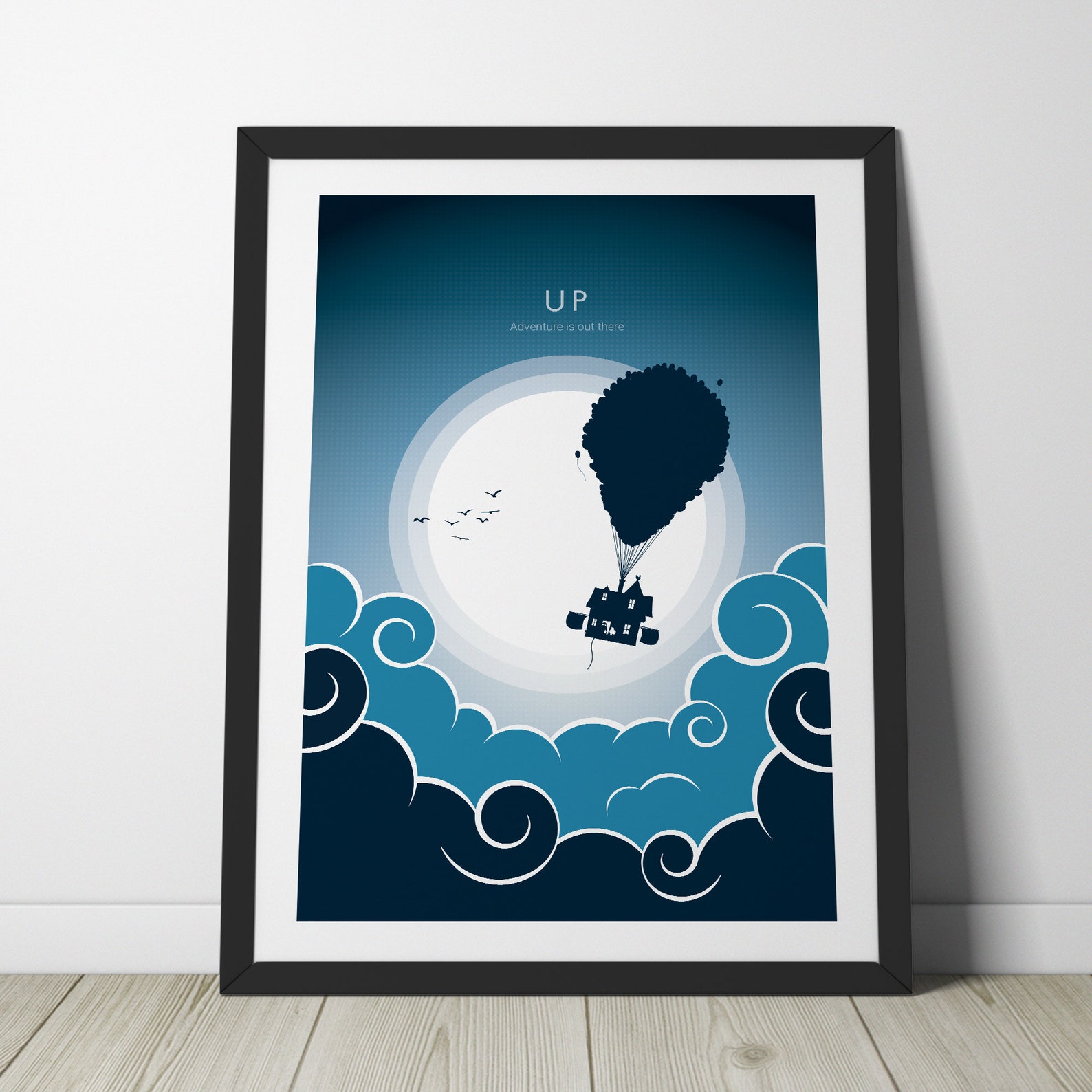 Disney UP Poster Print Movie Posters Wall Art Minimalist | Etsy
