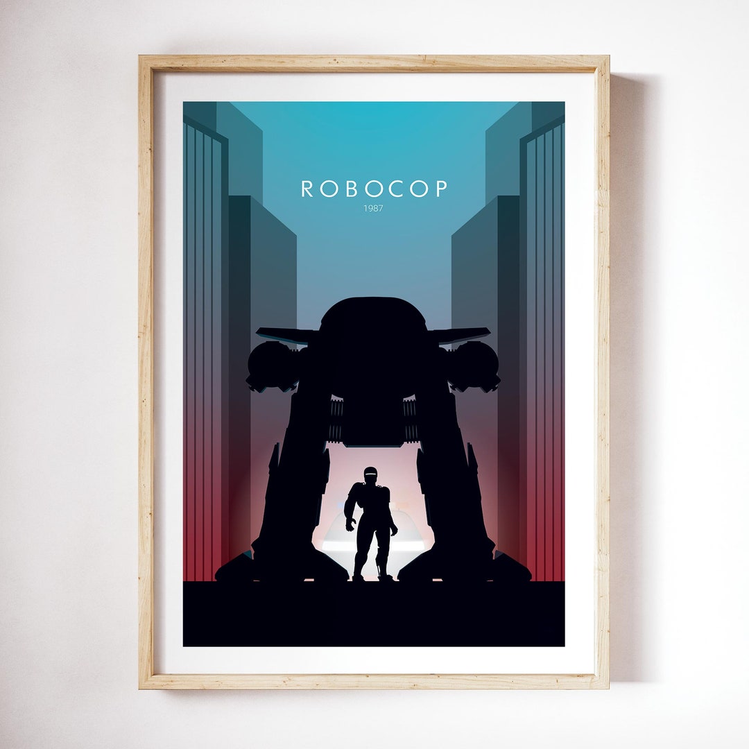 Robocop | Minimalist Poster | Geek Decor | Home Decor | Wall Art ...