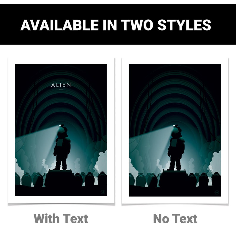 Alien Film Poster Minimalist Poster Home Decor Wall | Etsy