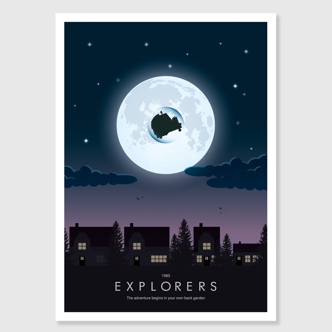 Explorers Movie Poster, Poster Print, Alternative Poster, Movie Print ...
