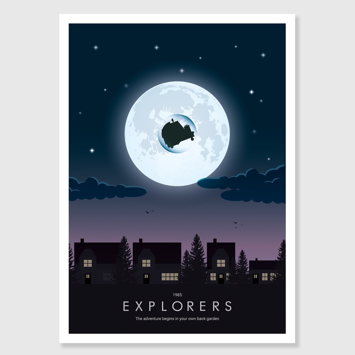Explorers Movie Poster Poster Print Alternative Poster | Etsy