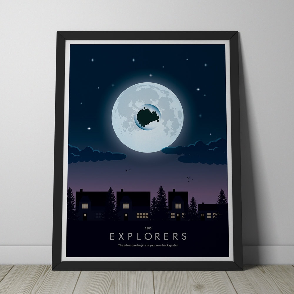 Explorers Movie Poster Poster Print Alternative Poster | Etsy