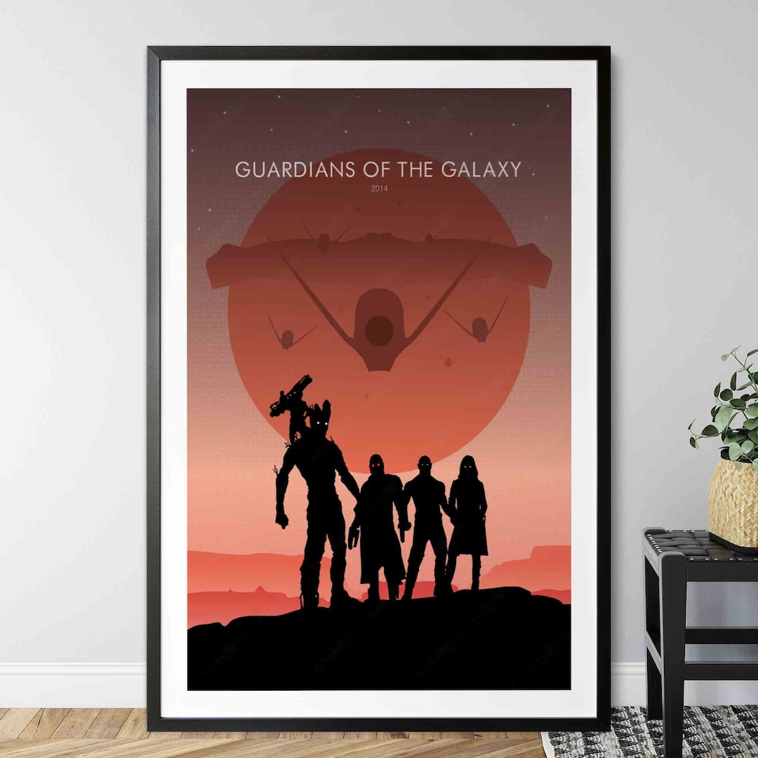 Guardians of the Galaxy Movie Poster Print, Marvel, Alternative Art ...
