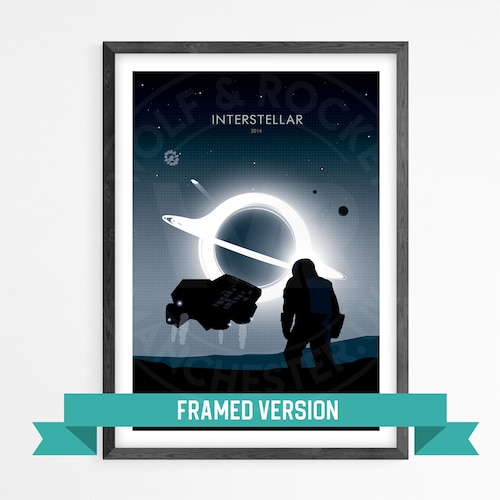 Interstellar Movie Poster Canvas Wall Art Home Decor no - Etsy