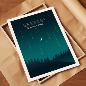 Carl Sagan Quote Poster We Are Made of Star Stuff, Inspirational Quote ...