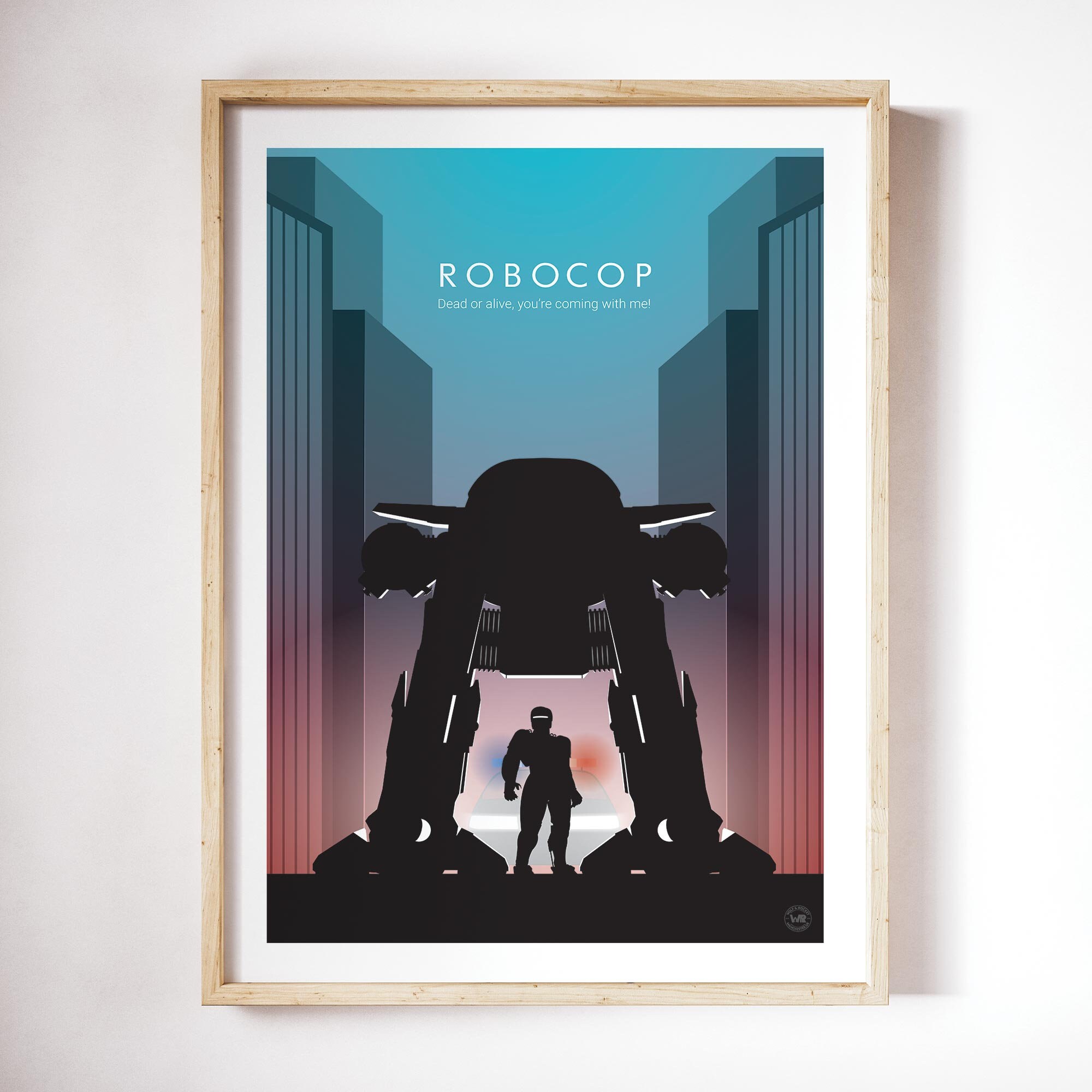 Robocop minimalist poster Geek decor Home Decor Wall | Etsy