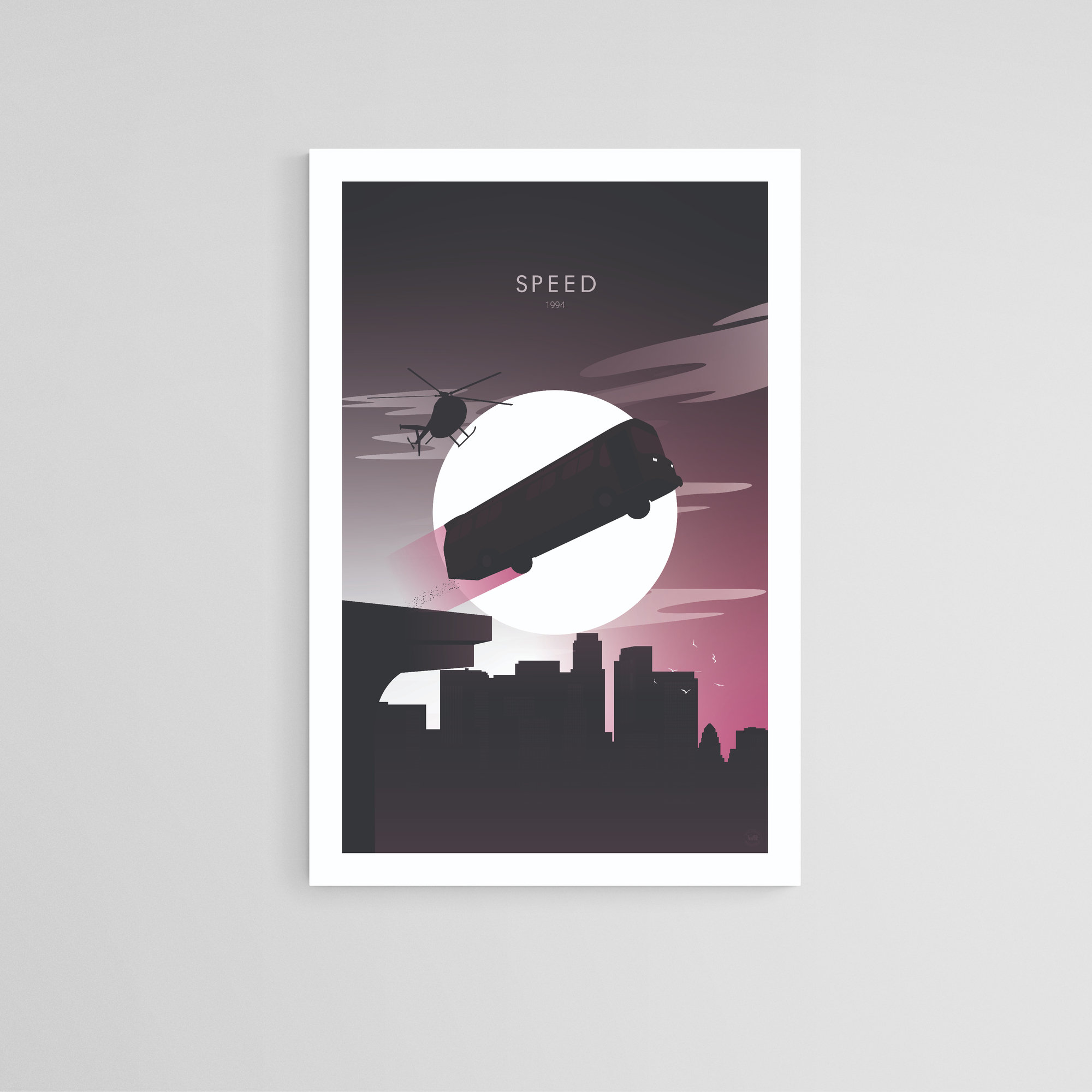 Speed Movie Poster Minimalist Poster Geek Decor Home | Etsy