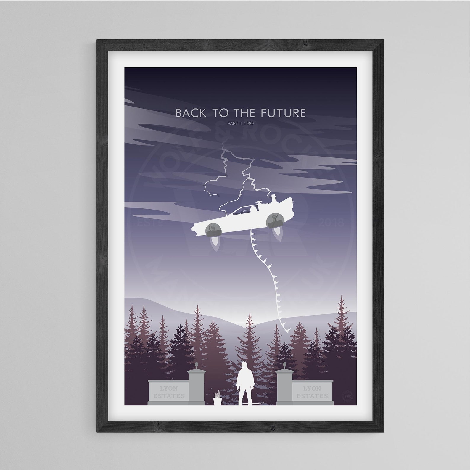 Back To The Future poster print Part II Home Decor wall art | Etsy