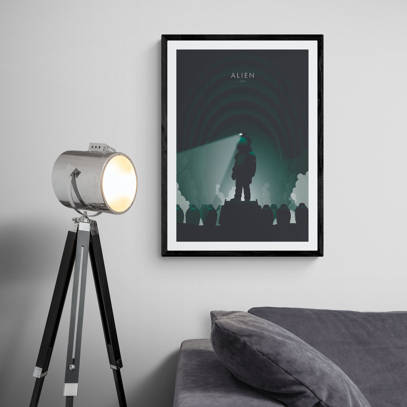 Alien Film Poster Minimalist Poster Home Decor Wall | Etsy