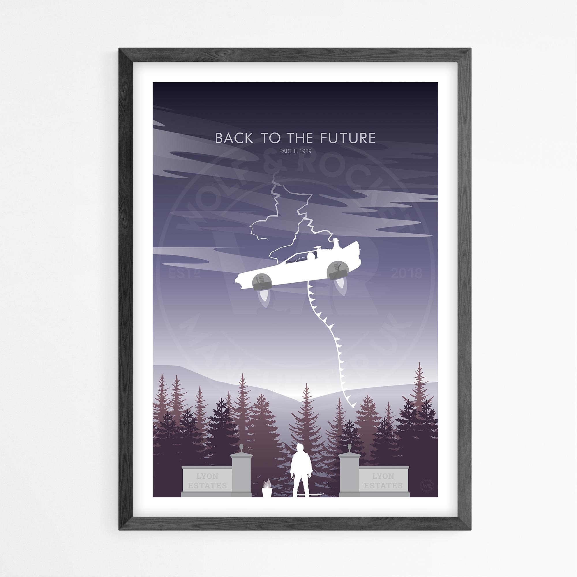 Back To The Future Minimalist Poster
