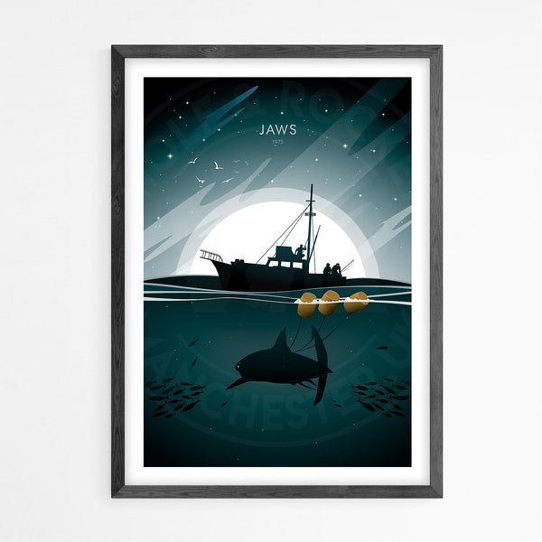 Jaws Poster - Etsy