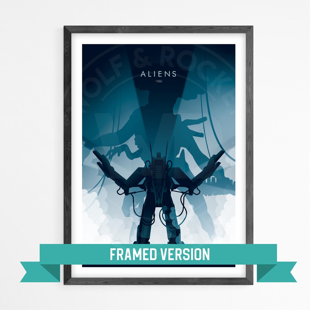 Aliens Framed Movie Print, Wall Art, Home Decor, Movie Poster - Etsy