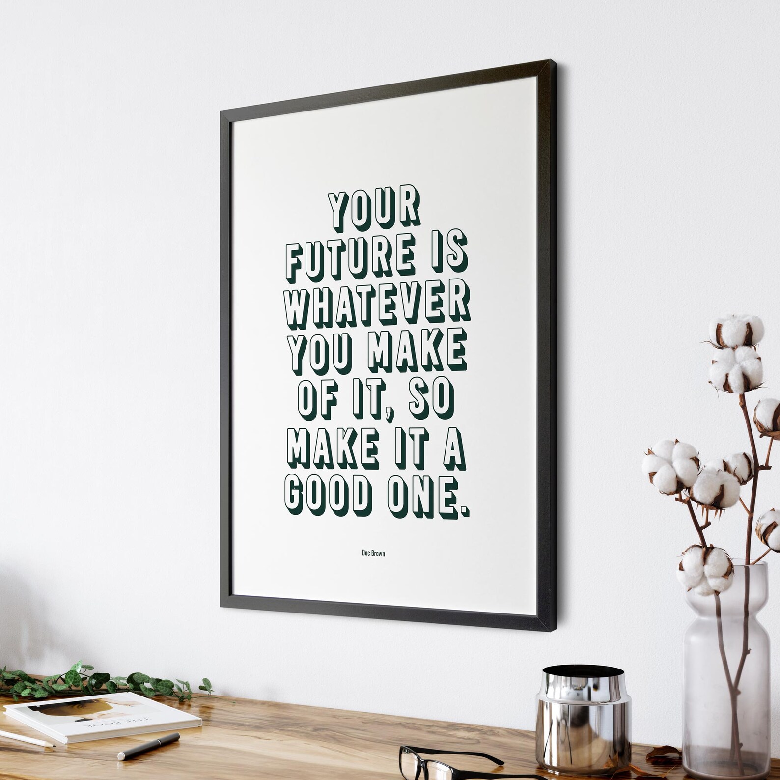 Back to the Future Quote Poster Doc Brown Movie Quote - Etsy UK