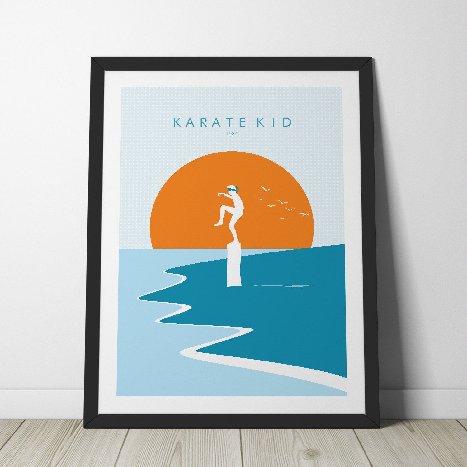 Karate Kid Poster Print Minimalist Poster Wall Art giclee | Etsy