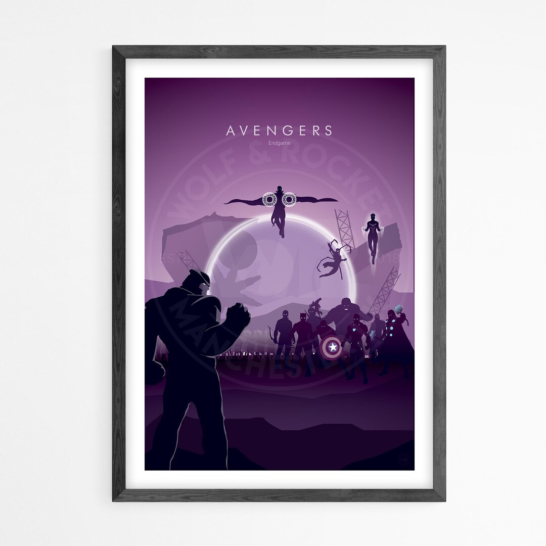 Marvel Avengers Endgame Poster Print, Movie Posters, Wall Art ...